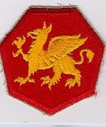 108th Airborne Division Patch Authentic WWII Cut Edge Khaki Twill ...