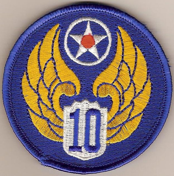 Tenth Air Force Patch With Velcro Military Emblem Insignia – Saunders ...