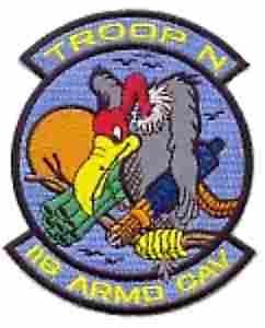 Parche a todo color de la 116.ª tropa N de caballería blindada ...