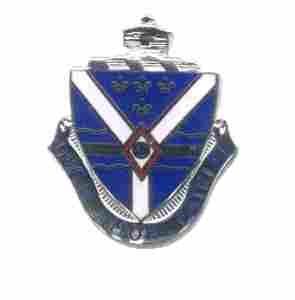 131.° Regimiento de Infantería ARNG, escudo de la unidad: insignia ...