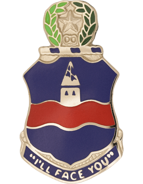 142nd Infantry Regiment Unit Crest - Saunders Military Insignia