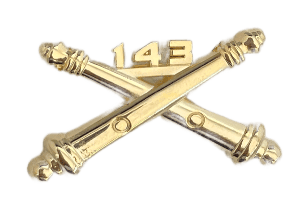 143rd Field Artillery Regimental Branch Of Service Insignia Badge ...