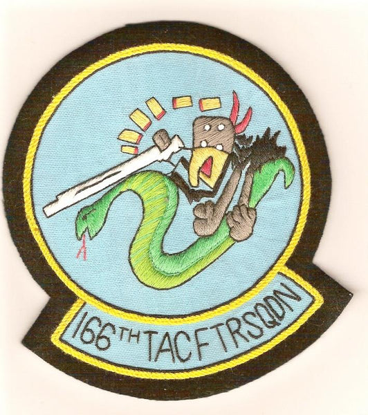 166th Tactical Air Command Fighter Squadron Patch Embroidered ...