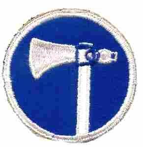 19th Army Corps - 2nd design Patch Authentic WWII Repro Cut Edge ...