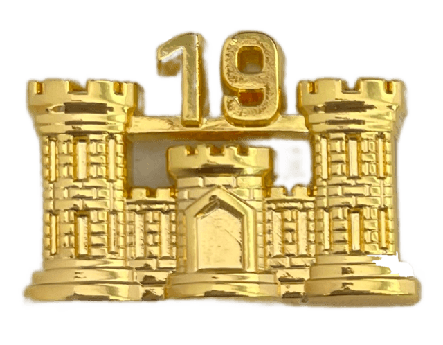 19th Engineer Officer Regimental Branch Of Service Insignia Badge ...