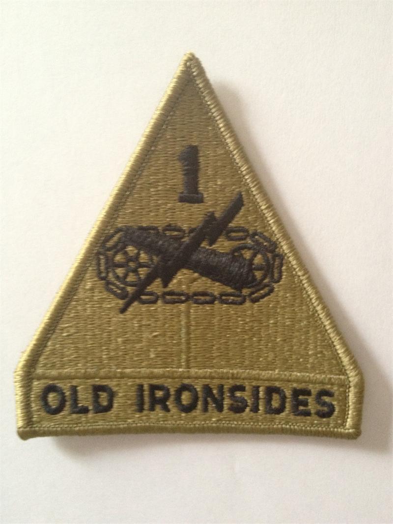 1st Armor Division Multicam US Army cloth patch - Saunders Military ...