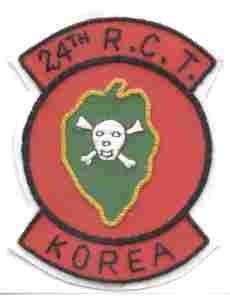 24th Regimental Combat Teams Korea Patch, Handmade - Saunders Military ...