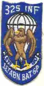 325th Infantry 1st Battle Group Patch, Authentic WWII Repro Cut Edge ...