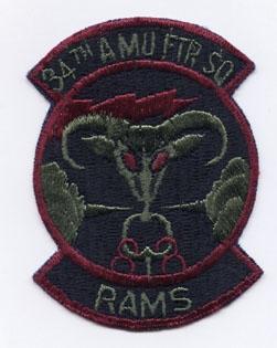 34th AMU Fighter Squadron Subdued Patch – Saunders Military Insignia