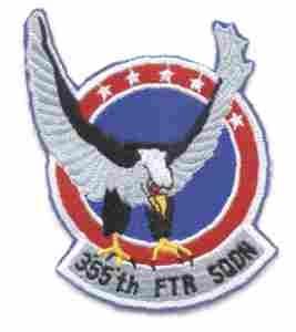 355th Fighter Squadron Patch Authentic Custom Crafted – Saunders ...