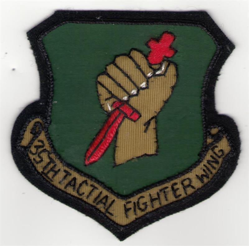 35th Tactical Fighter Wing Subdued Patch – Saunders Military Insignia