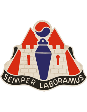 411th Engineer Group Unit Crest - Saunders Military Insignia