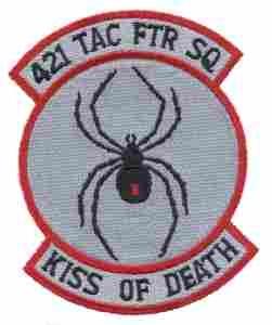 421st Tactical Fighter Squadron – Saunders Military Insignia