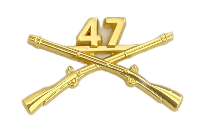 47th Infantry Officer Regimental Branch Of Service Insignia Badge ...