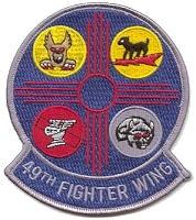 49th Fighter Wing Patch Embroidered Military Insignia – Saunders ...