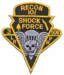 506th Infantry 3rd Patch (Recon-LRRP) - Saunders Military Insignia