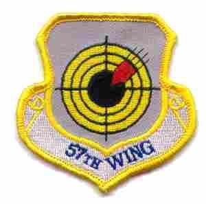 57th Wing Patch Custom Crafted Military Collectible – Saunders Military ...