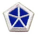 5th Army Corps Patch WWII Original Cut Edge Khaki Twill - Saunders ...