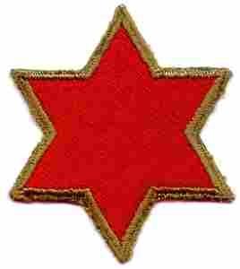 6th Infantry Division, Patch, Olive Drab Border - Saunders Military ...