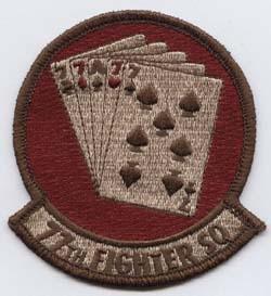 77th Fighter Squadron Desert Subdued Patch – Saunders Military Insignia