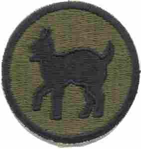 81st Infantry Division color patch Patch, Authentic WWII Repro Cut Edge ...