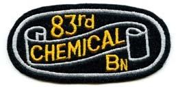 83rd Chemical Mortar Battalion color patch Patch - Saunders Military ...