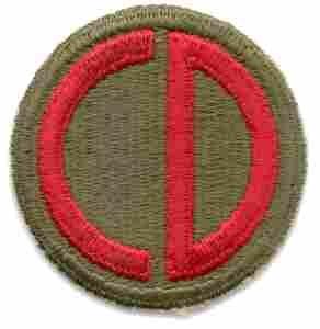 85th Infantry Division Patch Authentic WWII Repro Cut Edge - Saunders ...