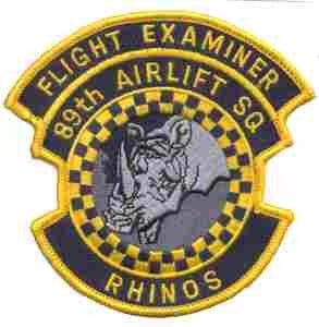 89th Airlift Flight Examiner Patch – Saunders Military Insignia