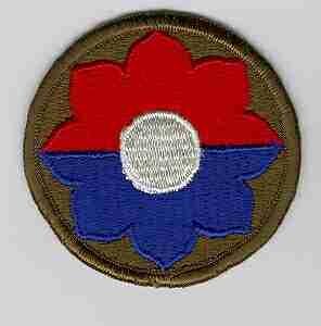 9th Infantry Division Patch - Saunders Military Insignia