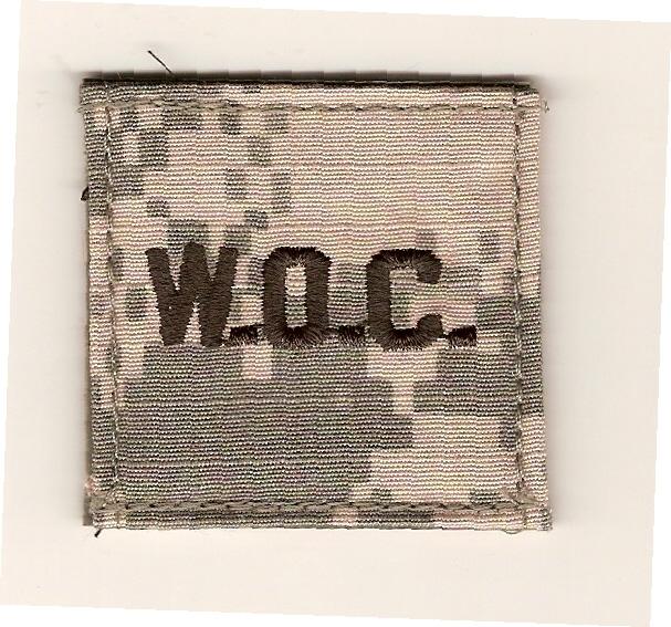 ACU WOC Letters (Warrant) Army ACU Rank with Velcro - Saunders Military ...