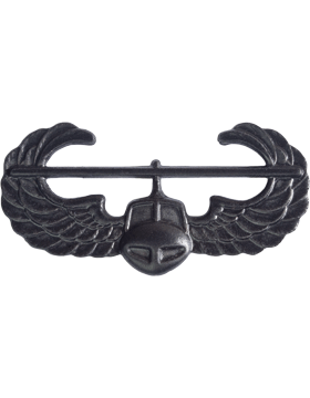 Army Air Assault Badge in black metal - Saunders Military Insignia