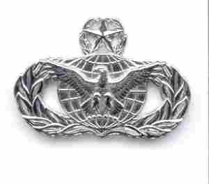 Air Force Master Law Enforcement Badge Chrome Finish – Saunders ...