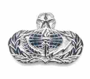Air Force Master Service Badge With Premium Chrome Finish – Saunders ...