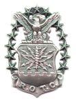Air Force ROTC Cap Device Chrome Metal Badge for Cadets – Saunders ...
