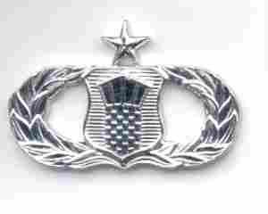 Air Force Senior Air Traffic Badge Chrome Metal Finish – Saunders ...