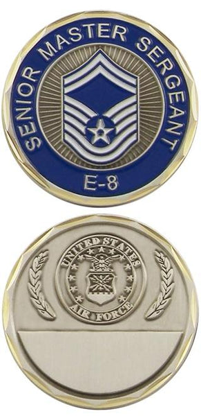Air Force Senior Master Sergeant Challenge Coin Keepsake – Saunders ...