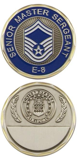 Air Force Senior Master Sergeant Challenge Coin Keepsake – Saunders ...