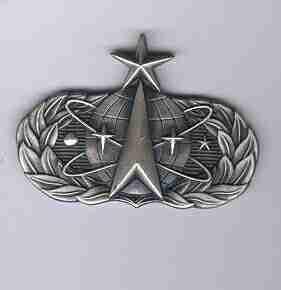 Air Force Senior Space Operations Badge Old Silver Finish – Saunders ...