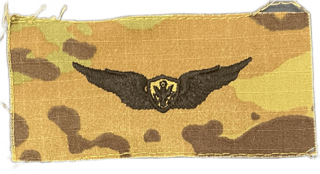 Army Aviation badge in scorpion sew on cloth - Saunders Military Insignia