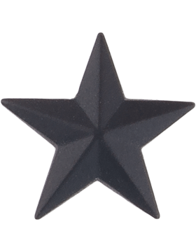 Brigadier General Insignia in black metal - Saunders Military Insignia