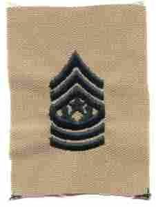 Command Sergeant Major (E9) Army Collar Chevron - Saunders Military ...