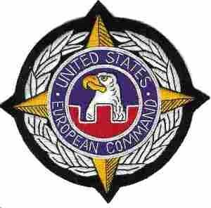 European Command US Patch Hand Made - Saunders Military Insignia