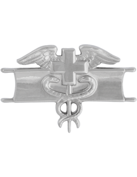 Expert Field Medic Chrome Finish, Badge - Saunders Military Insignia
