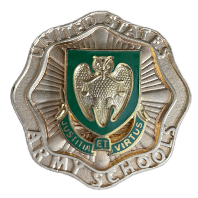 Foreign Student Military Police School Student Badge With Backing ...
