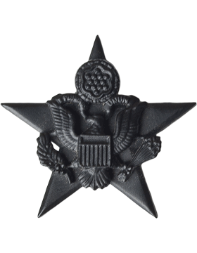 General Staff Officer Army branch of service badge in black metal ...