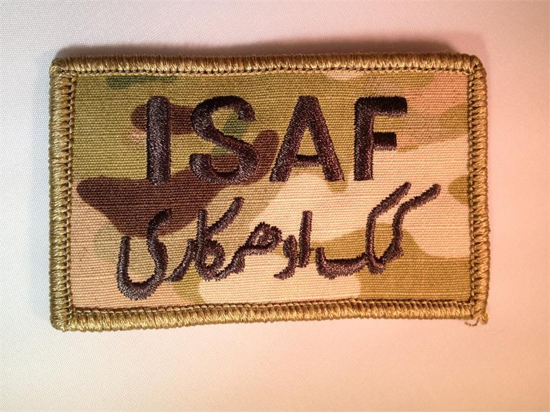 ISAF Multicam US Army cloth patch - Saunders Military Insignia
