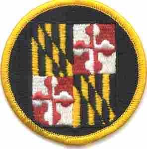 Maryland National Guard Patch with Full Color Military Insignia ...