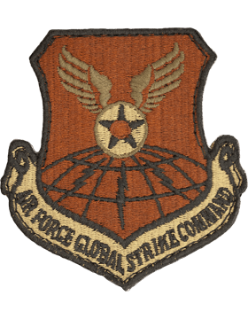 Multicam USAF Patch Air Force Global Strike Command with Fastener ...