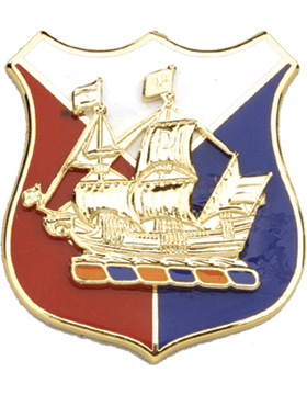 New York State Headquarters Army National Guard Unit Crest with Dual P ...