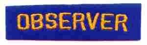 Observer Tab - Saunders Military Insignia